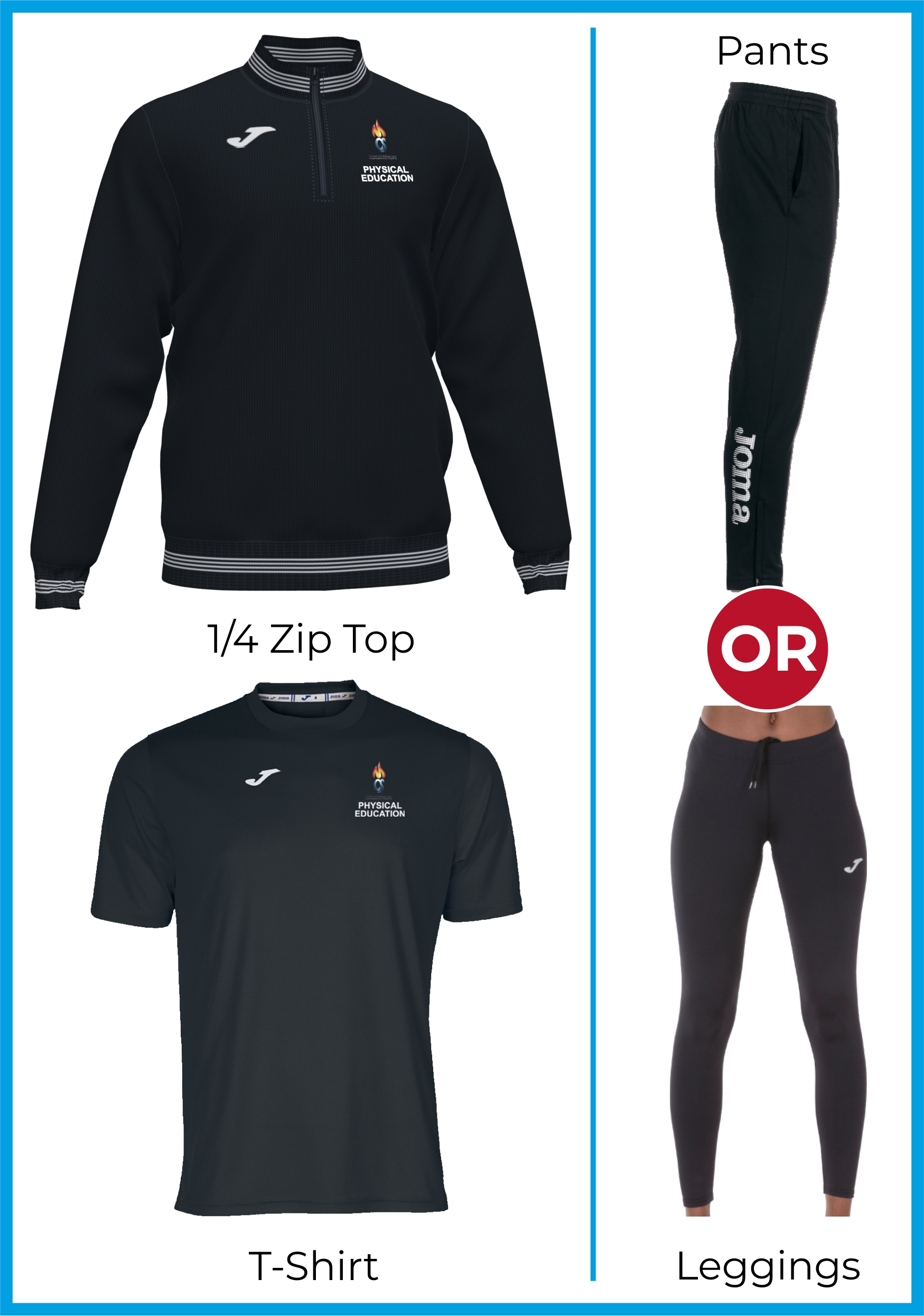 Total Teamwear :: MCS 6TH FORM PHYSICAL EDUCATION kit pack